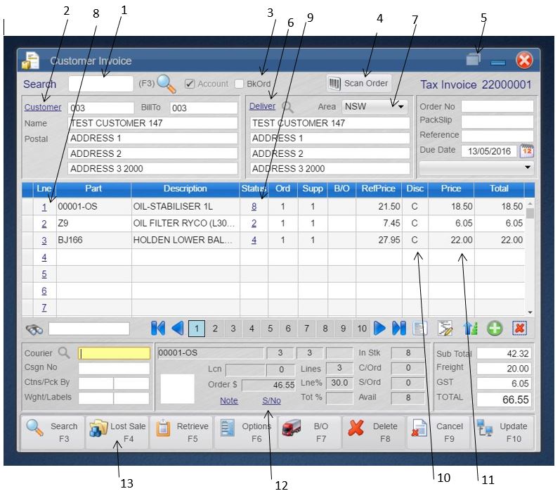 Peach Inventory Software Invoice Screen Tips & Shortcuts - Fast and Easy